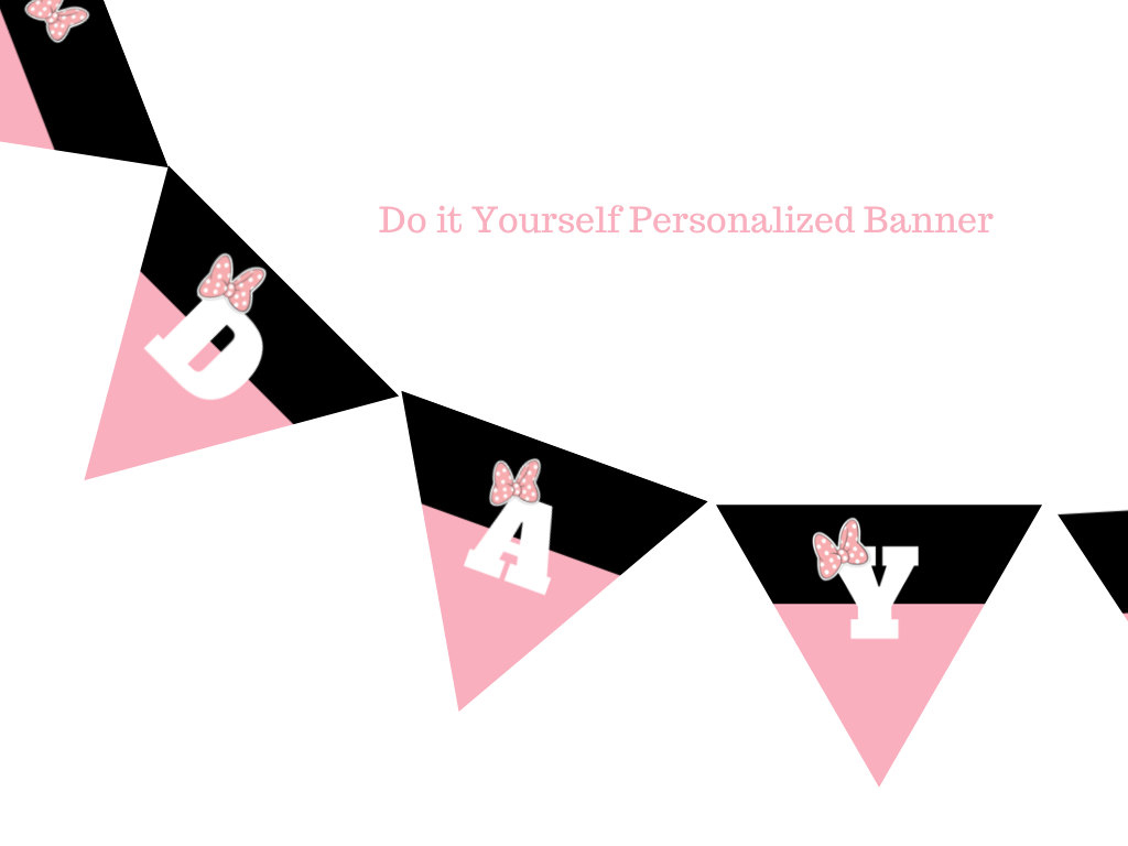 Minnie Mouse Banner - Magical Printable