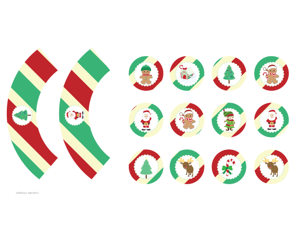 FREE Christmas Party Printable Toppers and Labels - Magical Printable