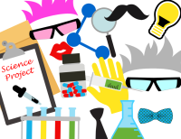 Scientist Photo booth Props - Magical Printable