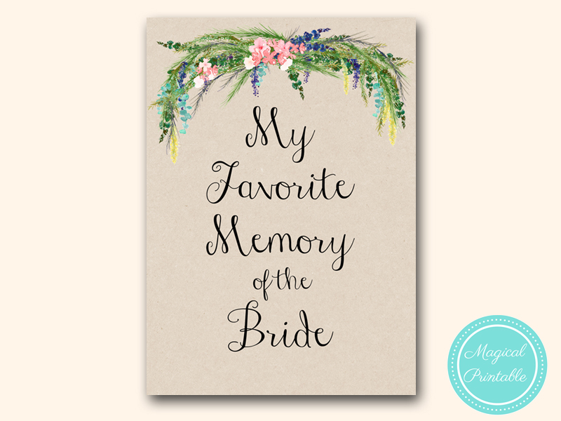 favorite-memory-of-bride-sign-luau-bridal-shower-games-hawaiian ...