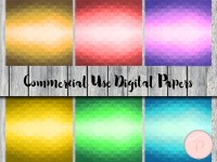 Geometric Pattern Digital Papers DP123 - Magical Printable