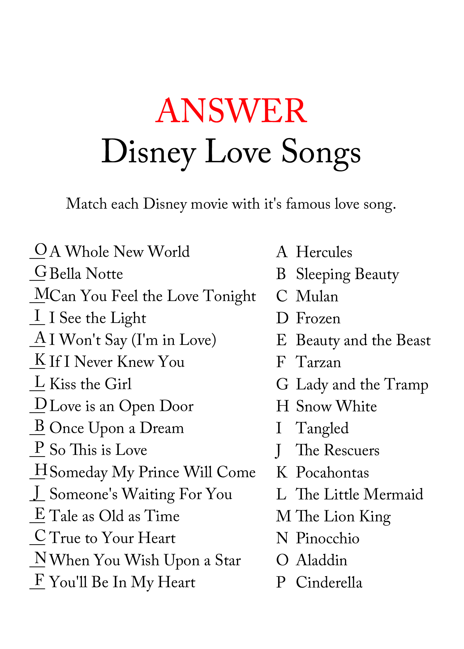 BS10B-disney-love-song-match-ANSWER.jpg - Magical Printable