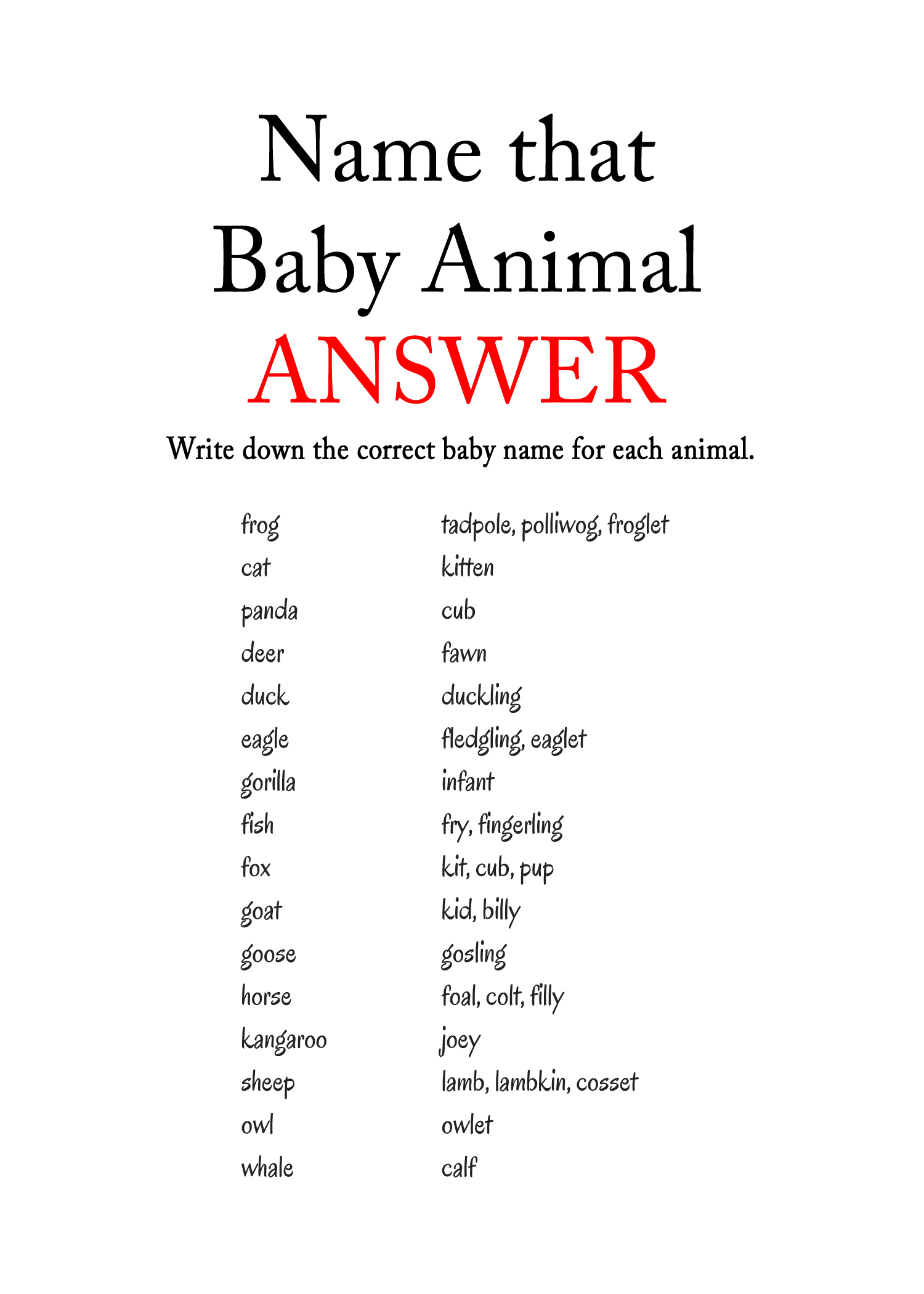 baby-animal_name_ANSWER.jpg - Magical Printable