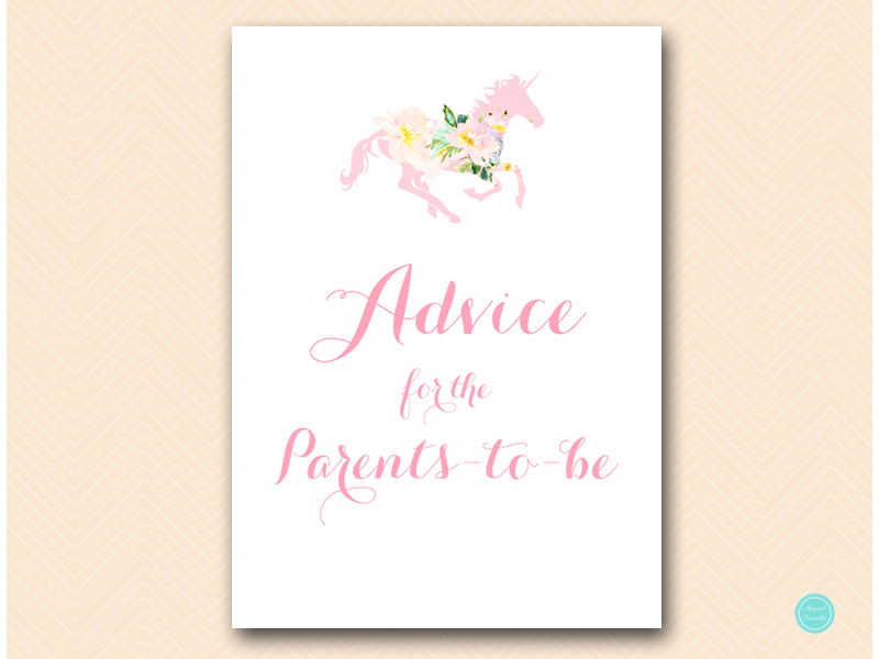 Unicorn Carousel Baby Shower Game Set - Magical Printable