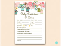 Bird Baby Shower Game Pack - Magical Printable
