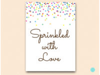 FREE Sprinkled with Love Printable Sign - Magical Printable