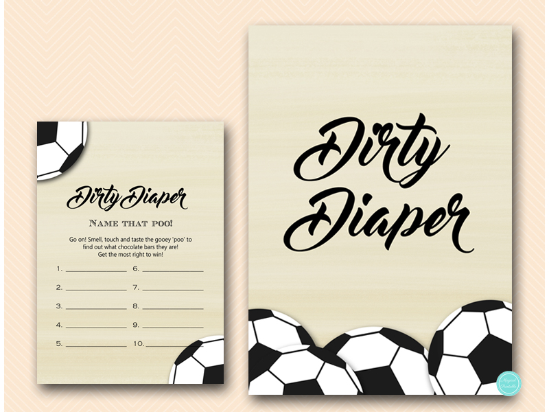Soccer Baby Shower Game Downloads - Magical Printable