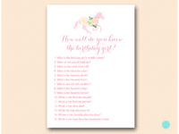 Unicorn Carousel Birthday Girl Game - Magical Printable