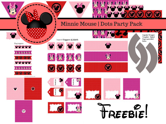 Free Minnie Mouse Party Package - Magical Printable