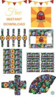 FREE Among Us Party Printable Template