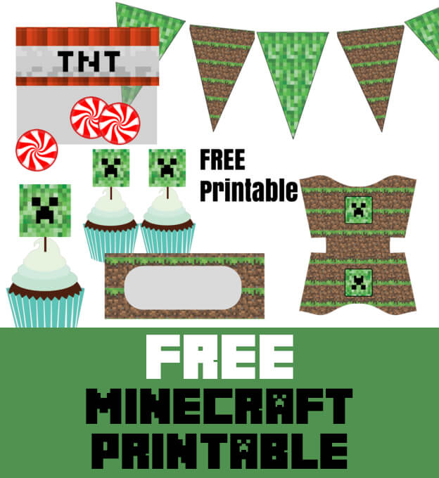 FREE Minecraft Creeper Printable - Magical Printable